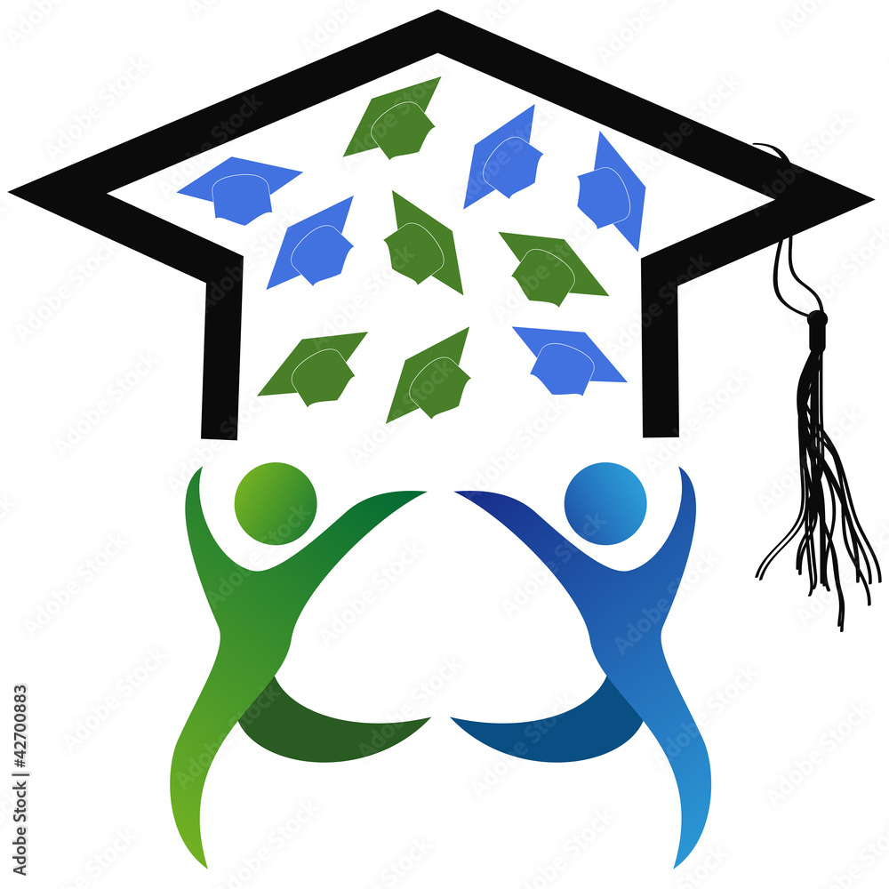 the symbol of graduation Stock Vector | Adobe Stock