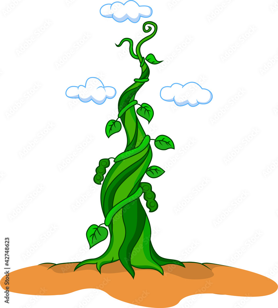 beanstalk Stock Vector | Adobe Stock