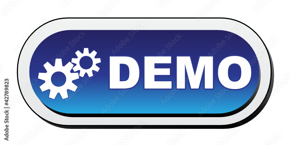 DEMO ICON Stock Vector | Adobe Stock