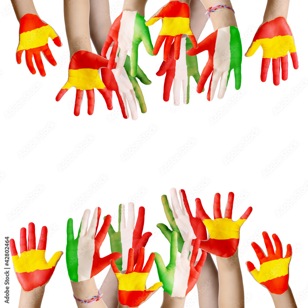 Fußballfans Stock-Foto | Adobe Stock