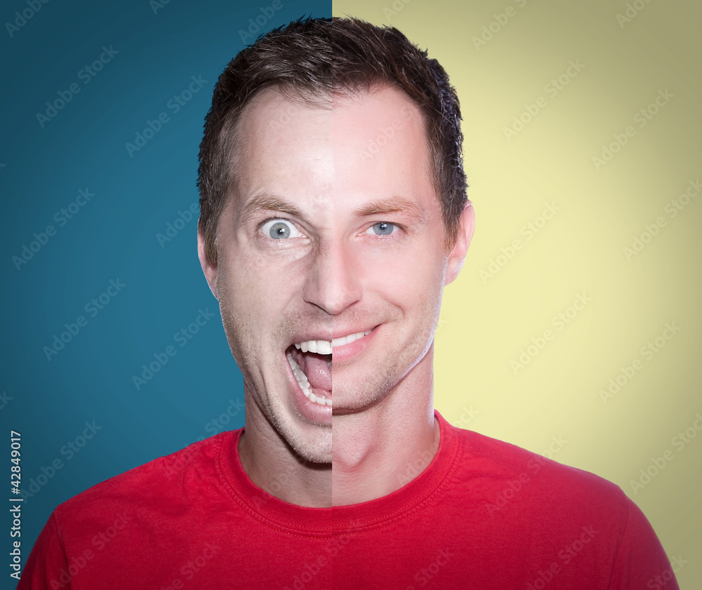 Schizophren? Stock-Foto | Adobe Stock