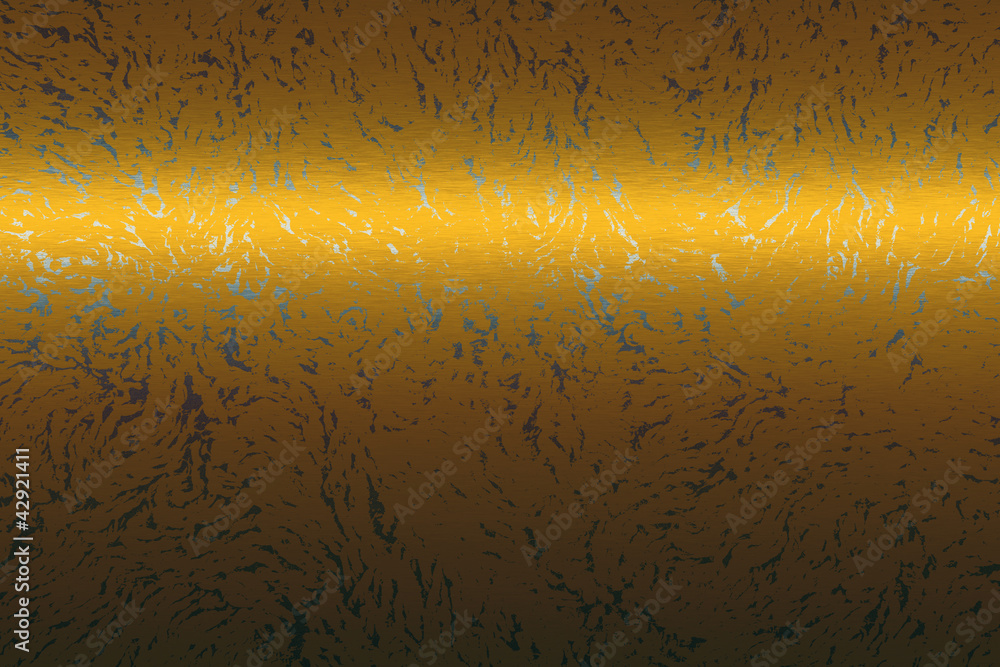 gold metal background with unique silver pattern texture Stock ...