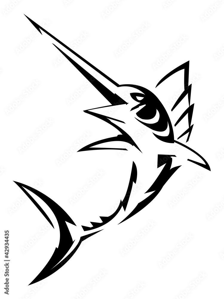 marlin Stock Vector | Adobe Stock