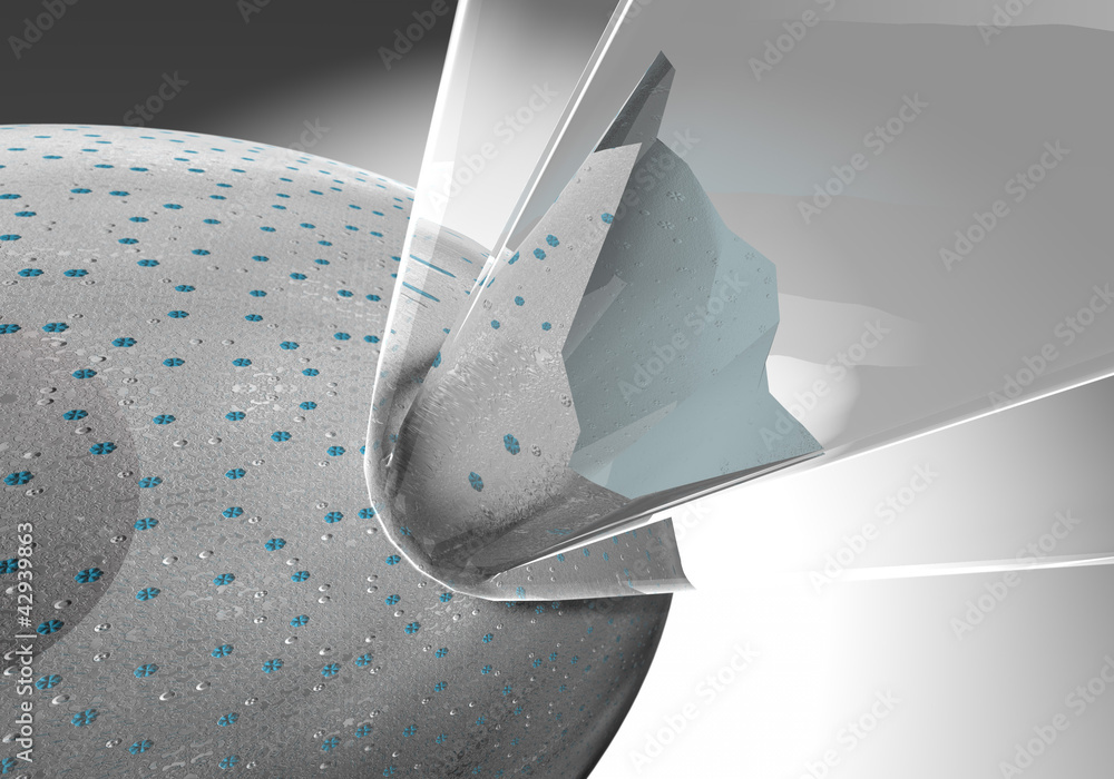 Patch Clamp Technique - Whole Cell Stock Illustration | Adobe Stock