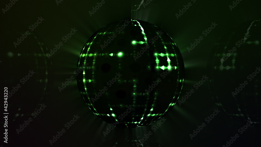 Animated space ball rotating Stock Video | Adobe Stock