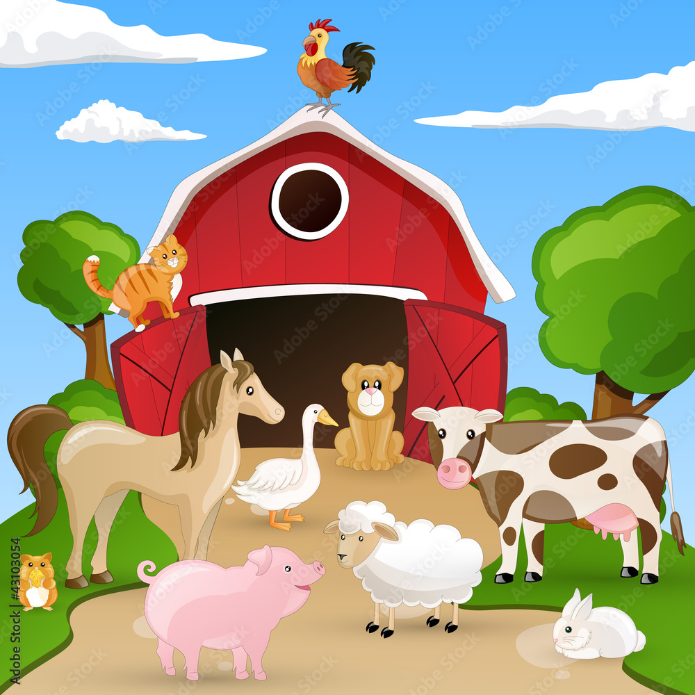 Barns With Animals