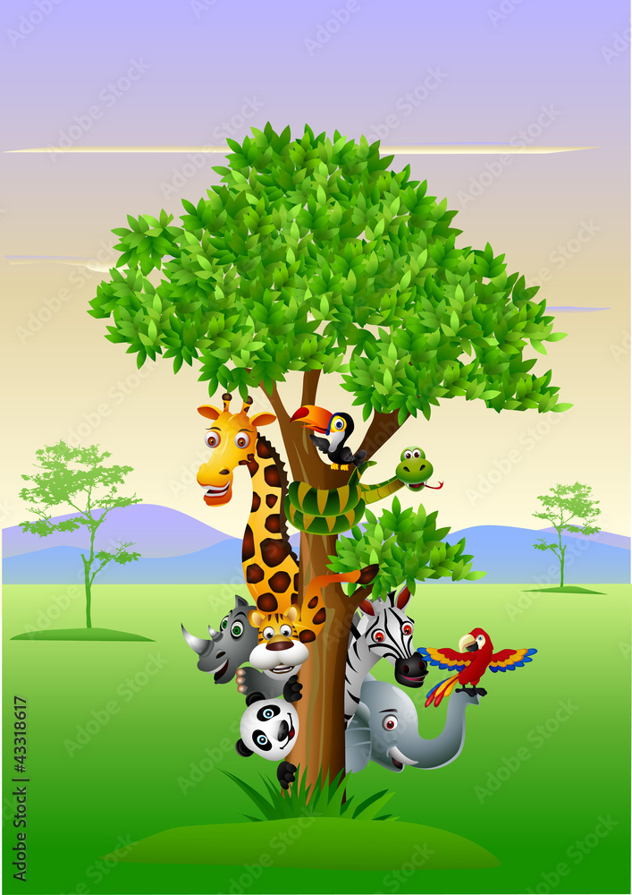 Safari Tree Clipart