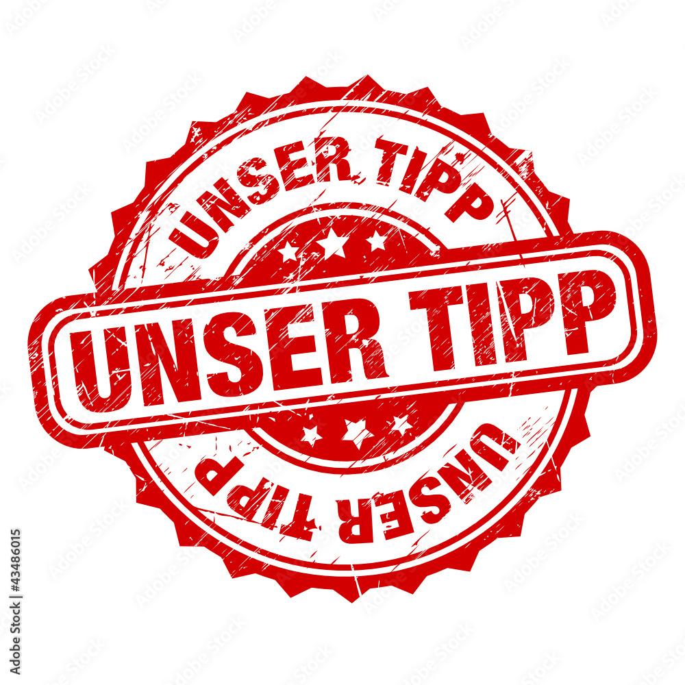 UNSER TIPP Stempel Stock-Vektorgrafik | Adobe Stock