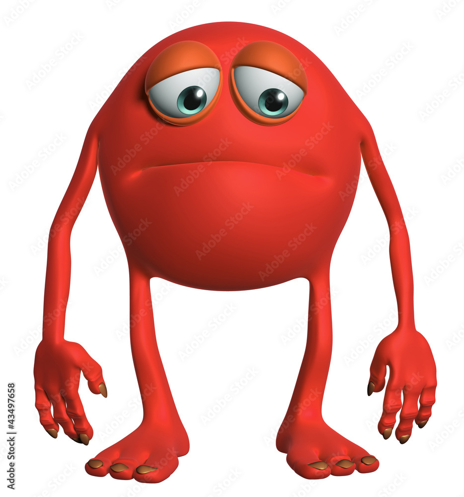 cartoon monster Stock Illustration | Adobe Stock