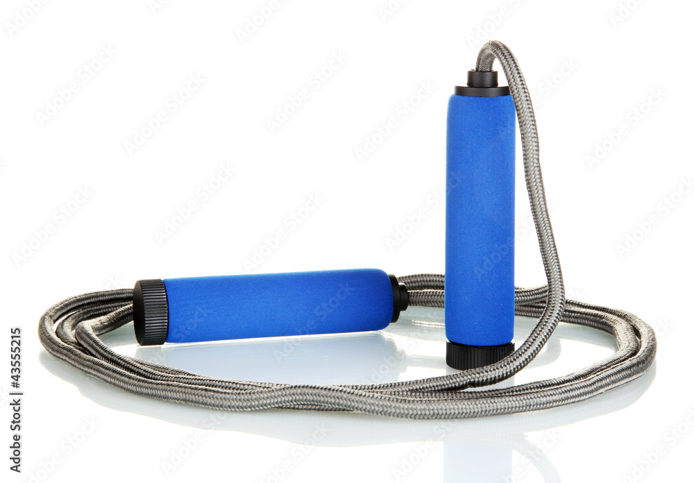 skipping rope isolated on white Stock Photo | Adobe Stock
