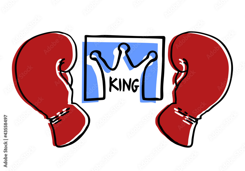 King boxer Stock Vector | Adobe Stock