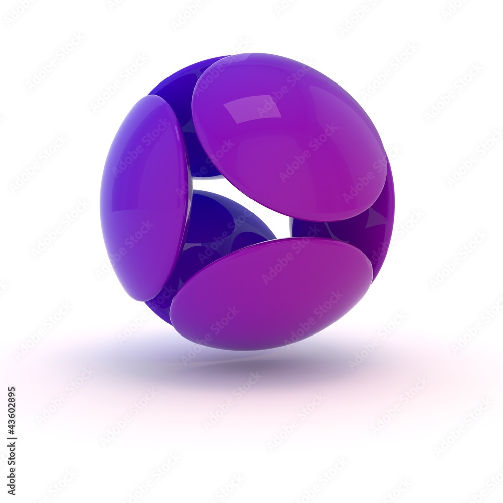 purple design logo Stock Photo | Adobe Stock