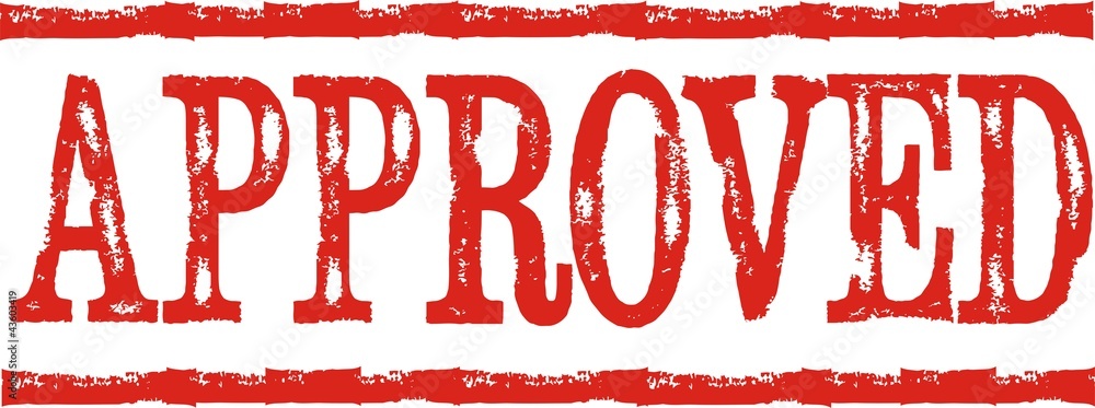 tampon approved Illustration Stock | Adobe Stock