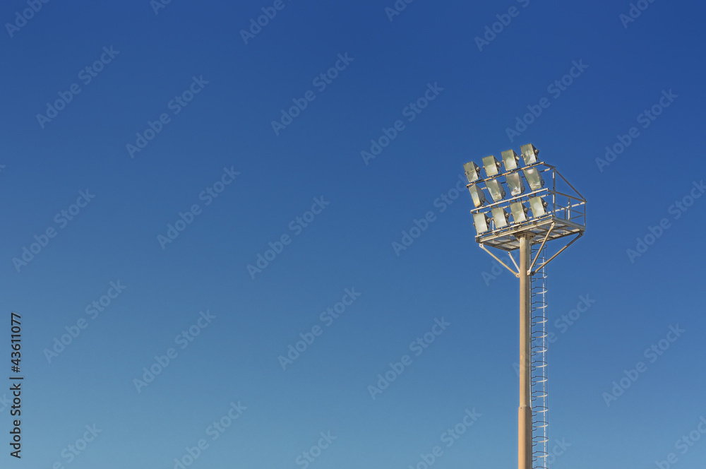 Stadium lights Stock Photo | Adobe Stock
