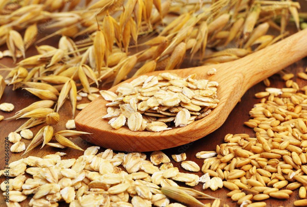 Haferflocken Stock-Foto | Adobe Stock