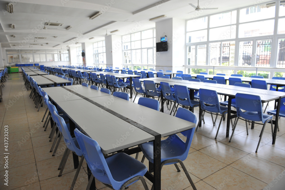 school cafeteria Stock Photo | Adobe Stock