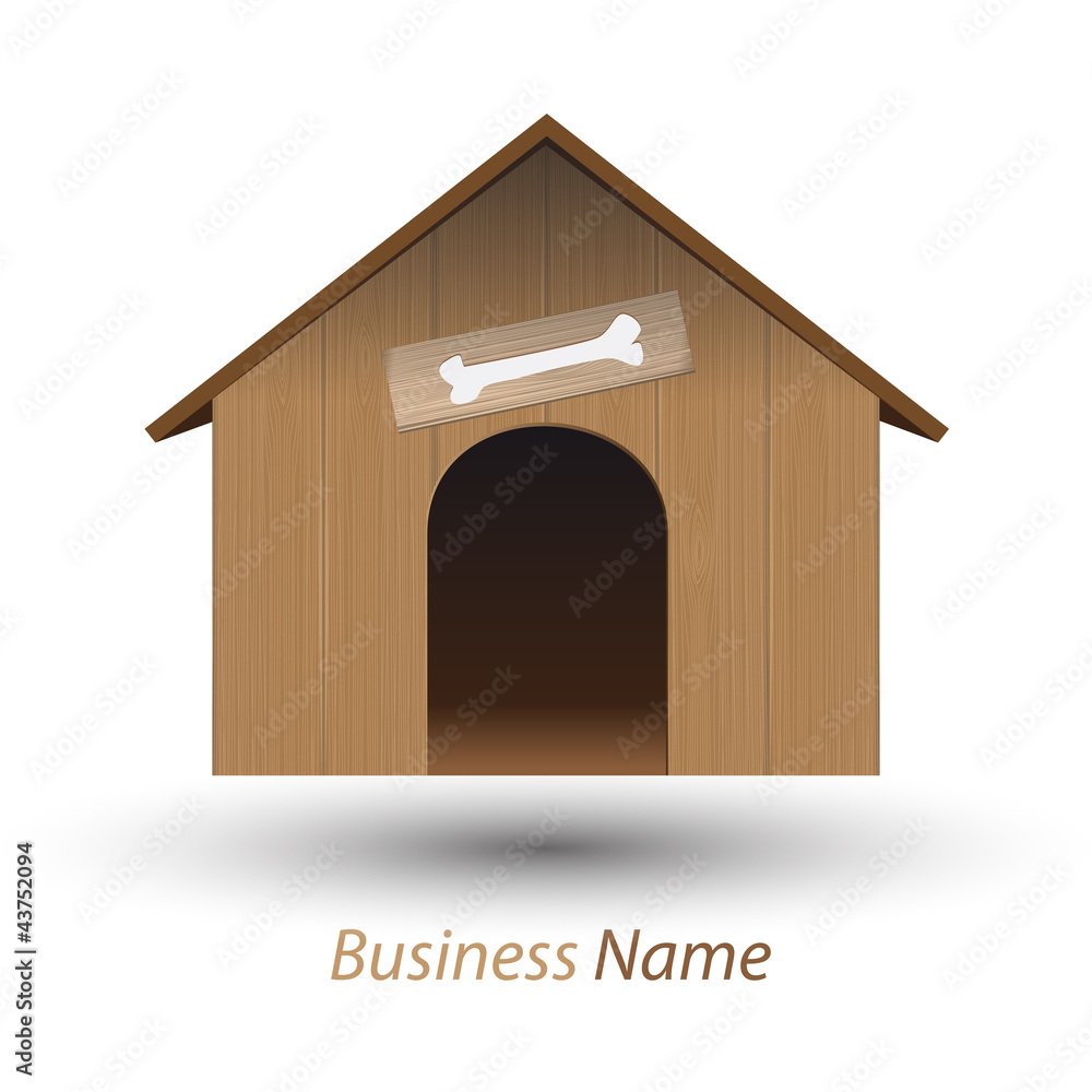 logo dog kennel Stock Vector | Adobe Stock