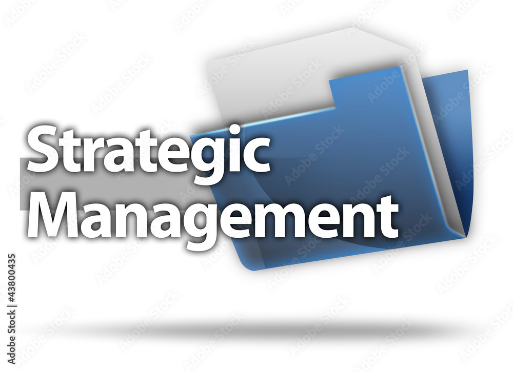 3D Style Folder Icon "Strategic Management" Stock Illustration | Adobe ...