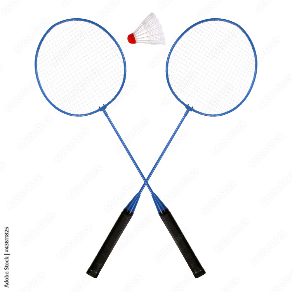 Badminton racket and shuttlecock Stock Photo | Adobe Stock