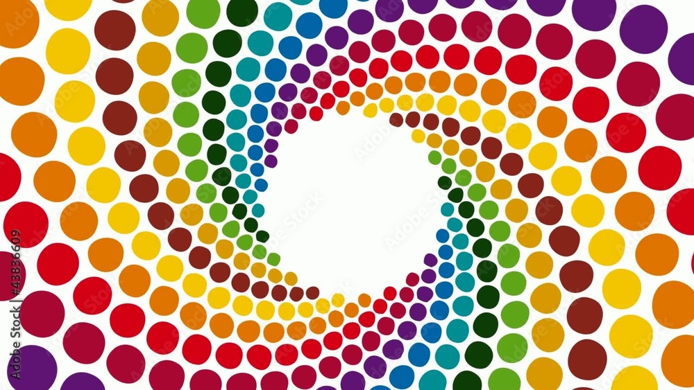 Bunte Punkte Stock-Video | Adobe Stock