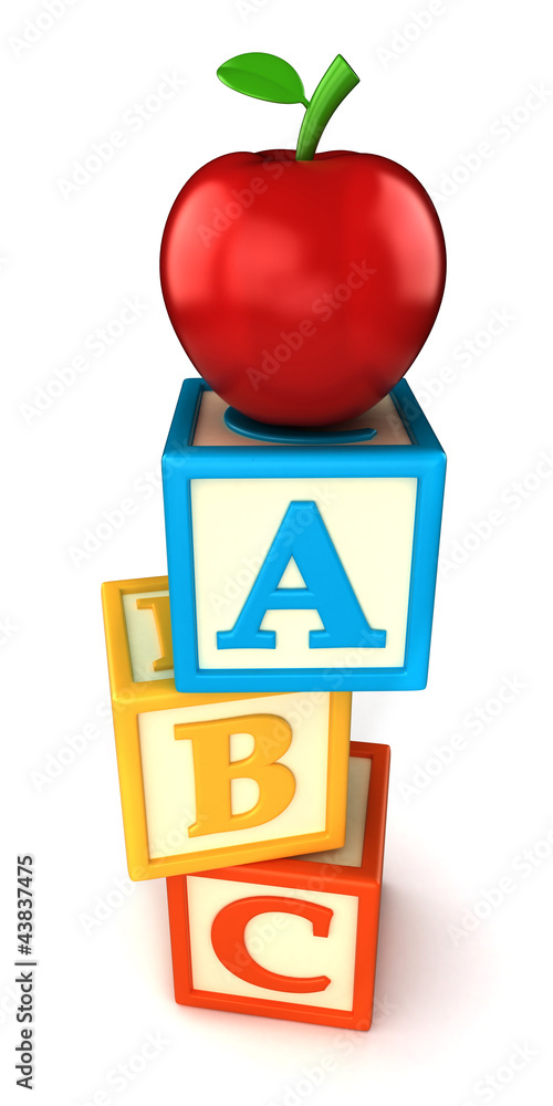 Abc Building Blocks Clip Art