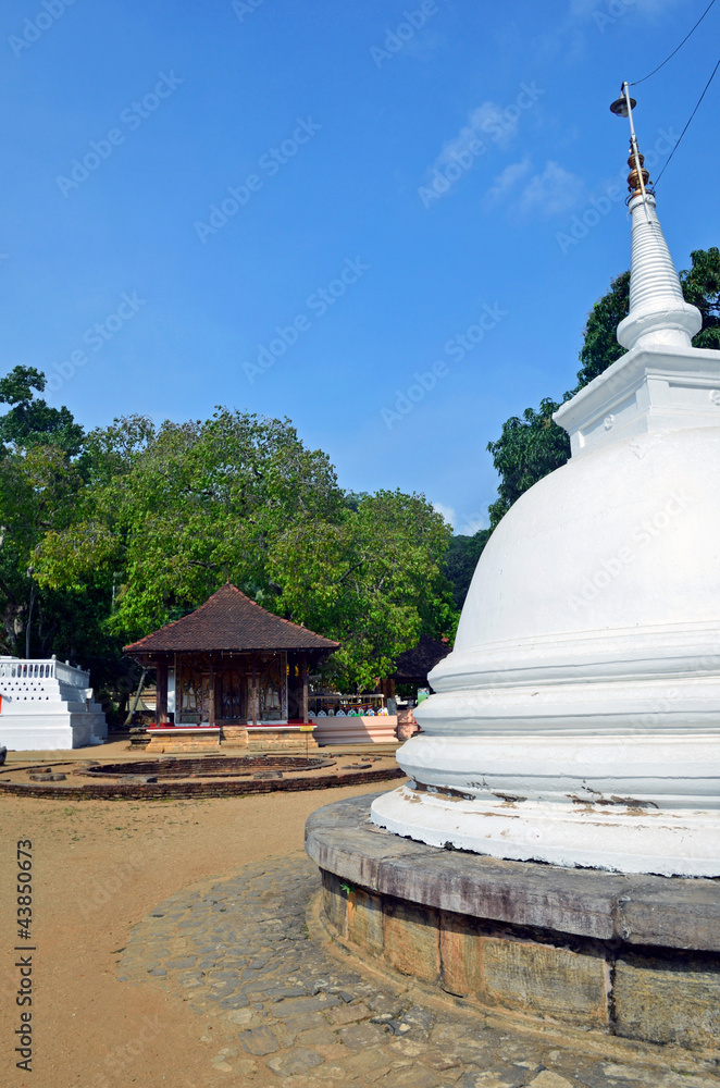 Buddist stupa at Natha Devalaya in Kandy,Sri Lanka Stock Photo | Adobe Stock