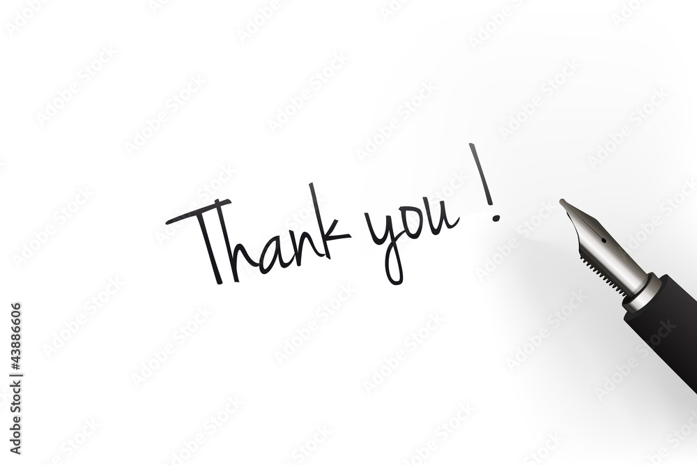 Thank you Stock Vector | Adobe Stock