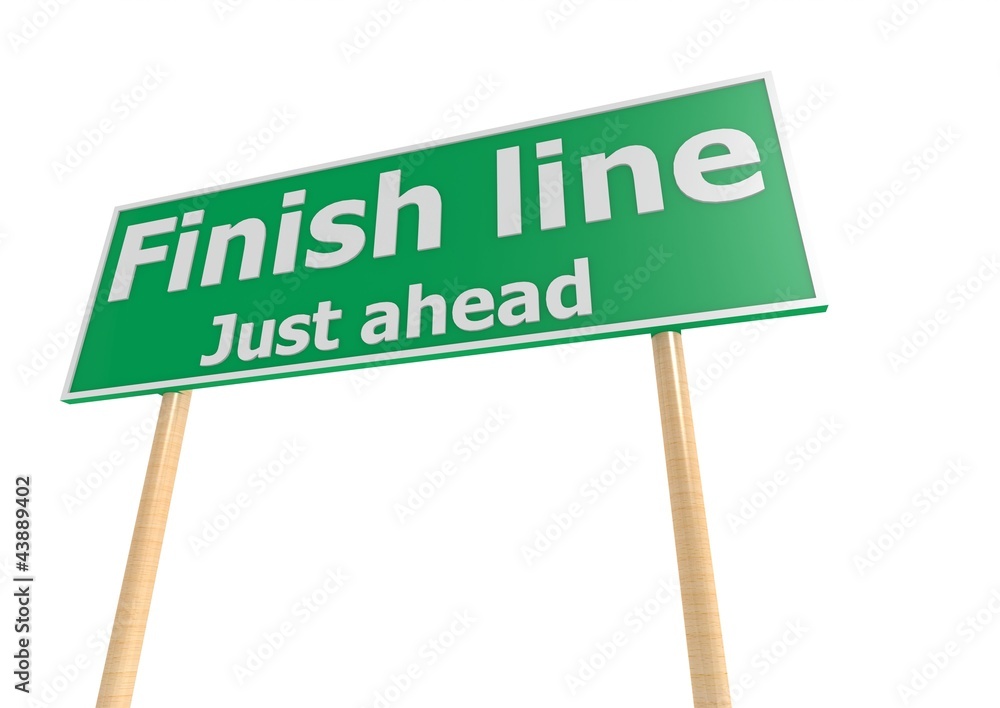 Finish Line Sign