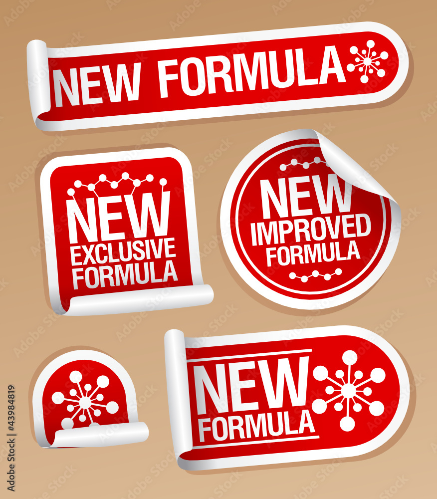 New And Improved Stickers