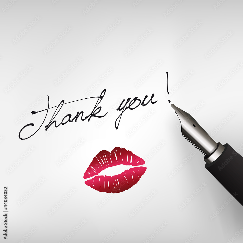 Thank you Stock Vector | Adobe Stock