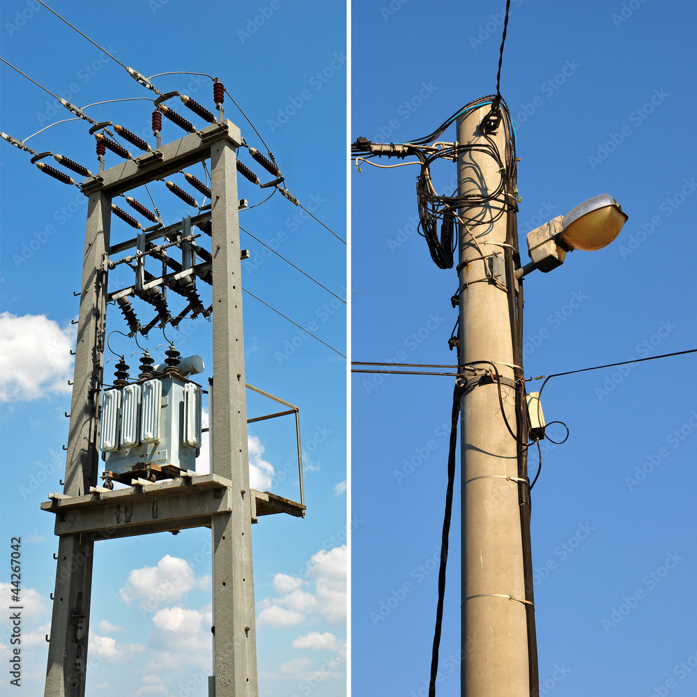 strommast Stock Photo | Adobe Stock