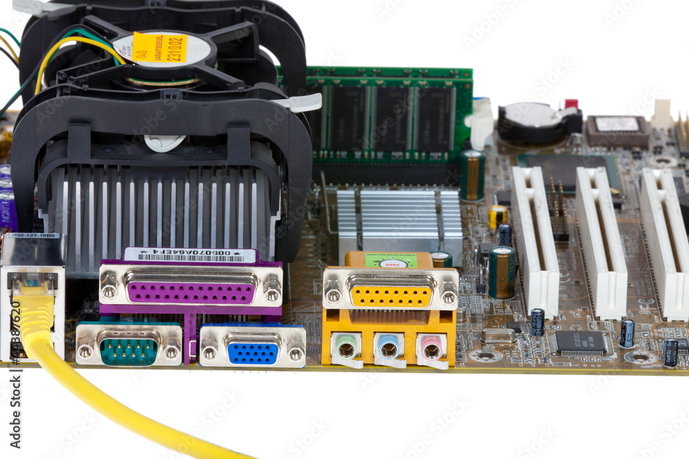 Computer Motherboard Stock Photo | Adobe Stock