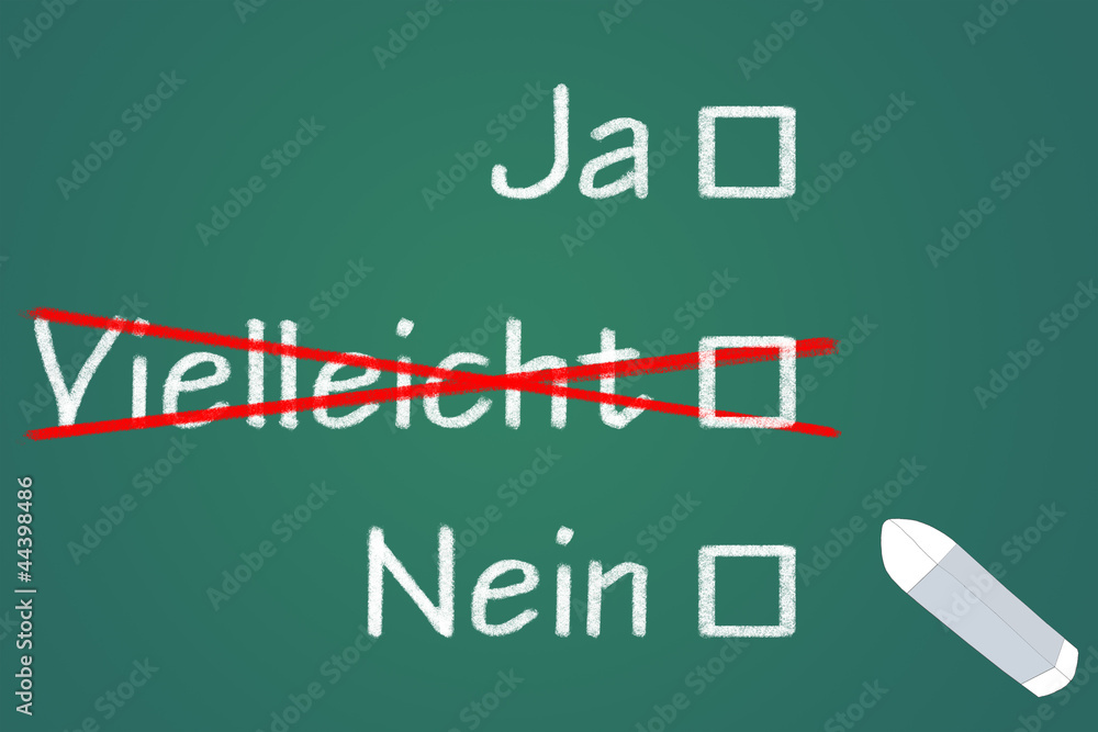 Ja-Nein #120827-005 Stock-Illustration | Adobe Stock