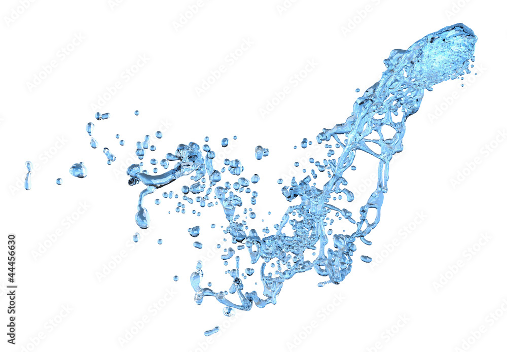 Water splash isolated Stock Illustration | Adobe Stock