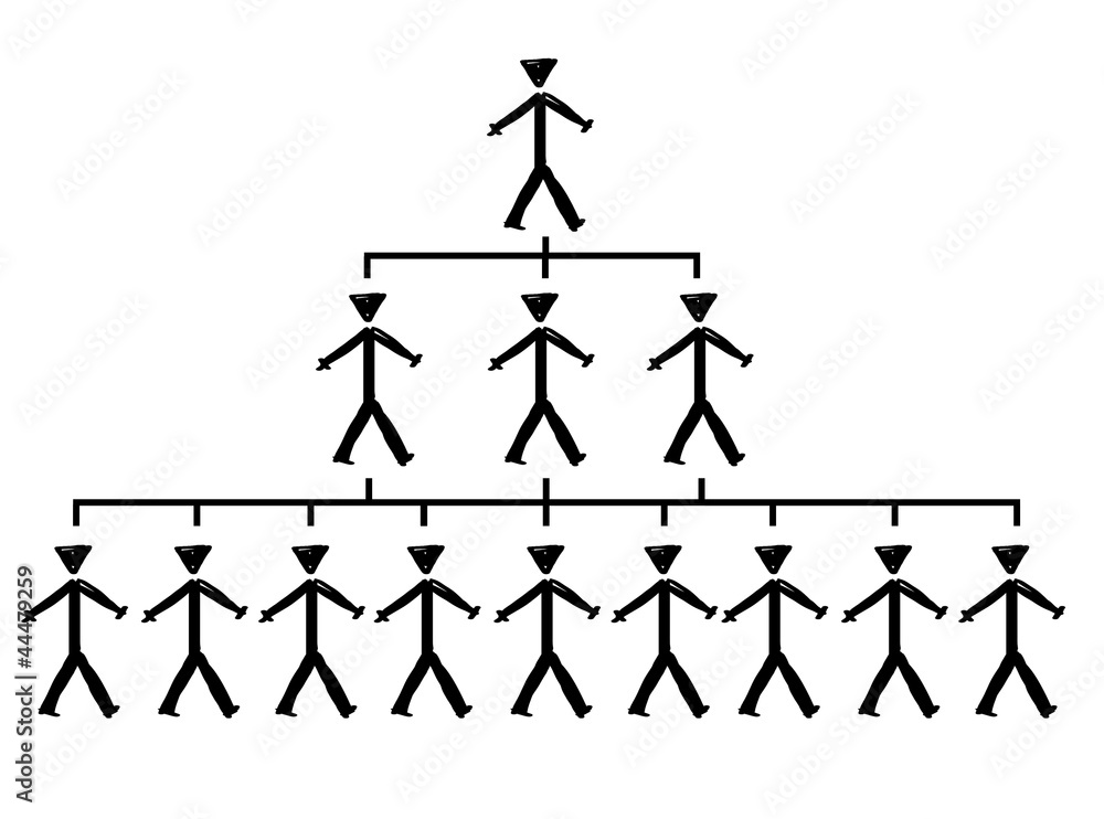 chain of command Stock Illustration | Adobe Stock