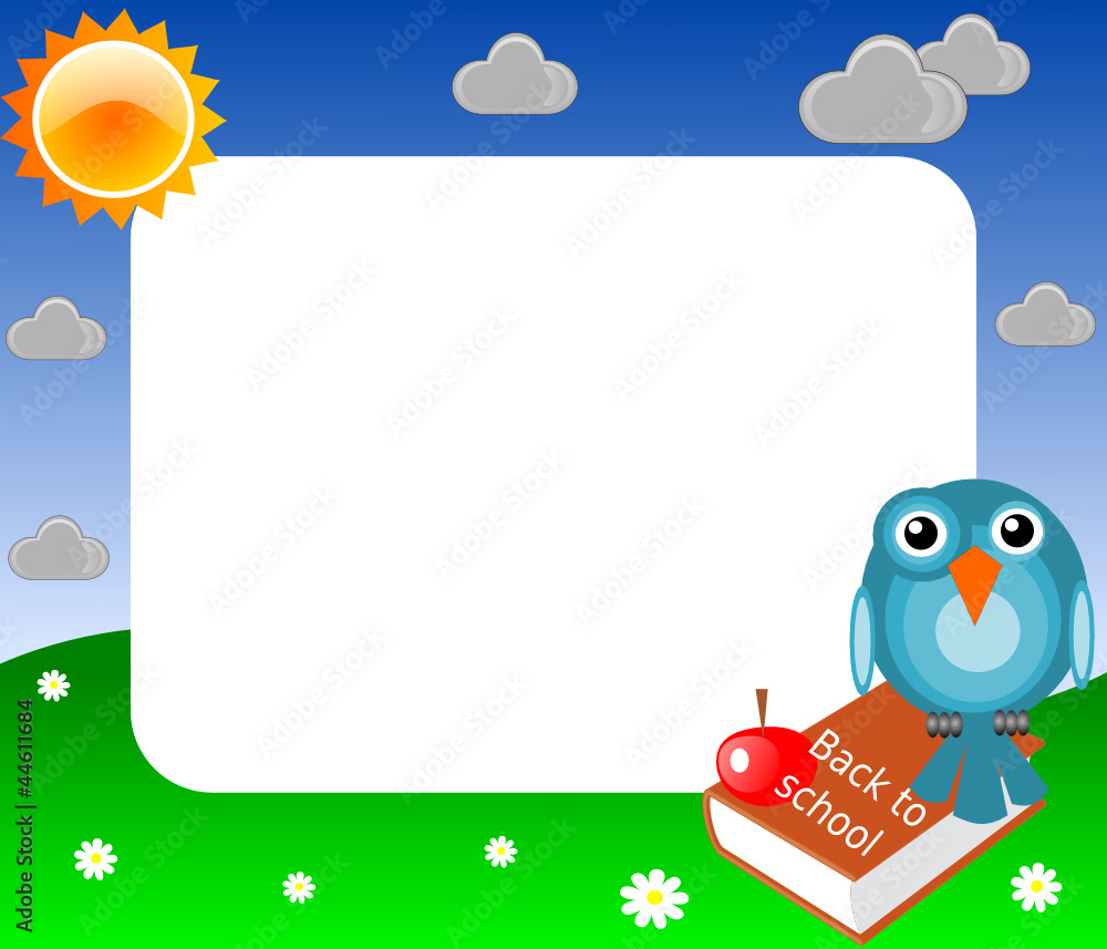 School frame Stock Vector | Adobe Stock