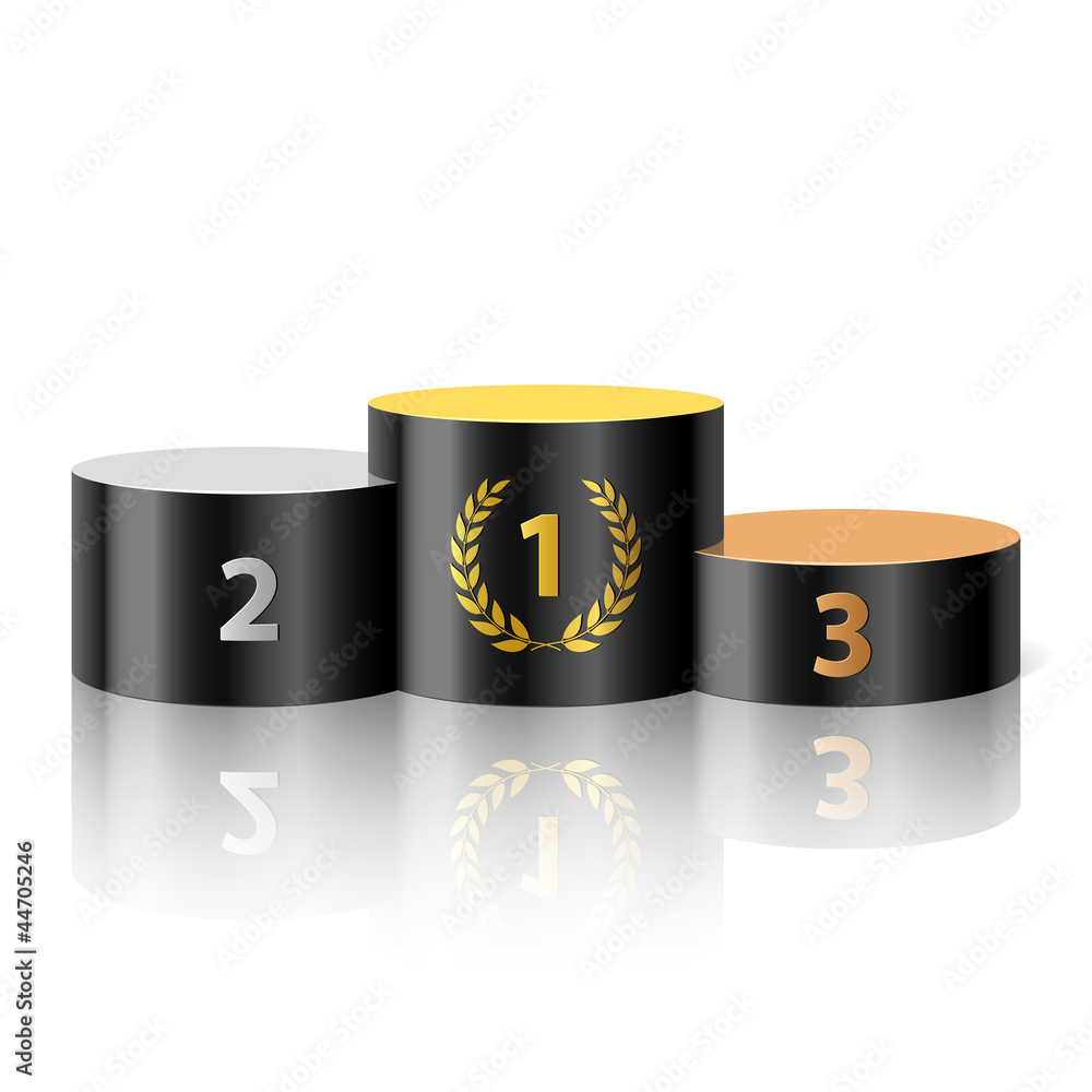 Winners podium Stock Vector | Adobe Stock