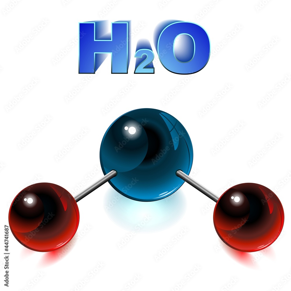 3d Water Molecule Structure