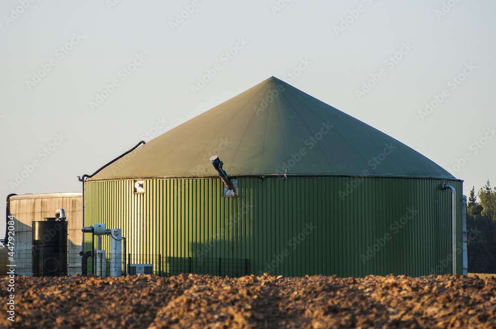 Biogas tank. Stock Photo | Adobe Stock
