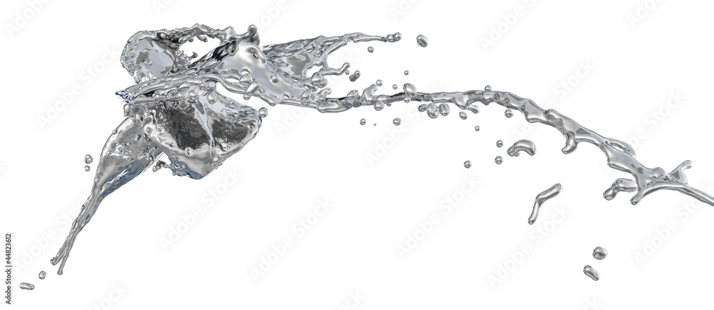 silver splashes Stock Illustration | Adobe Stock