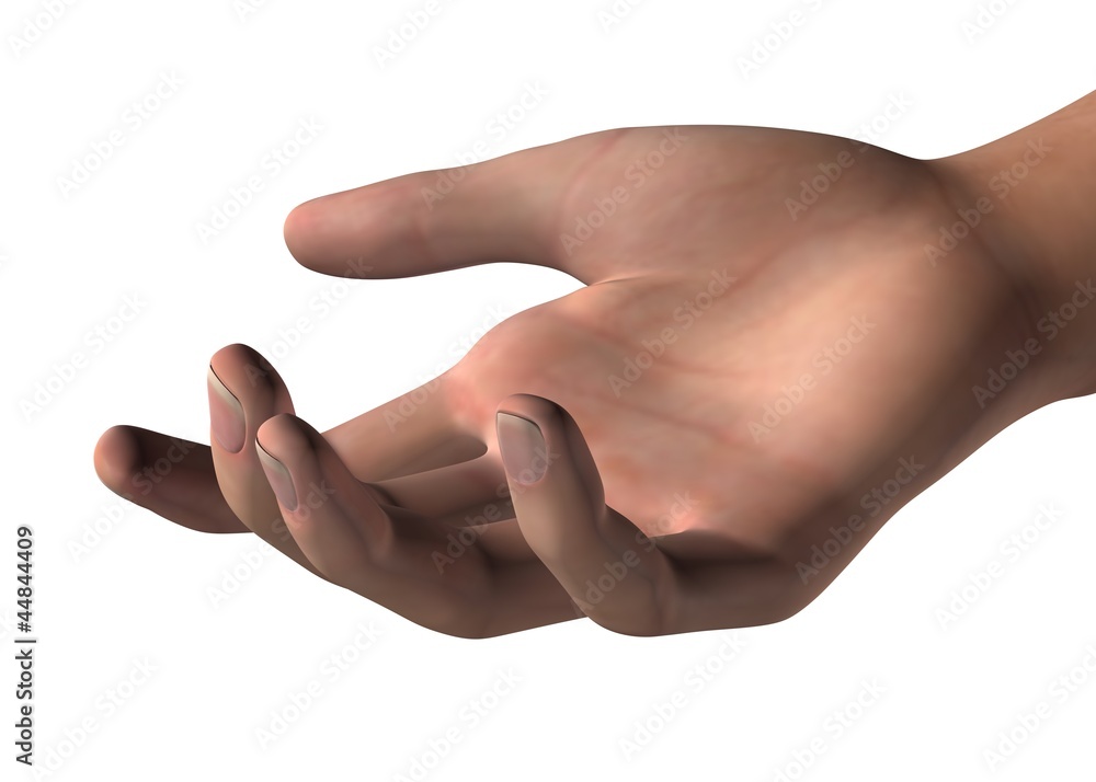 TENDERE LA MANO 3D Stock Illustration | Adobe Stock