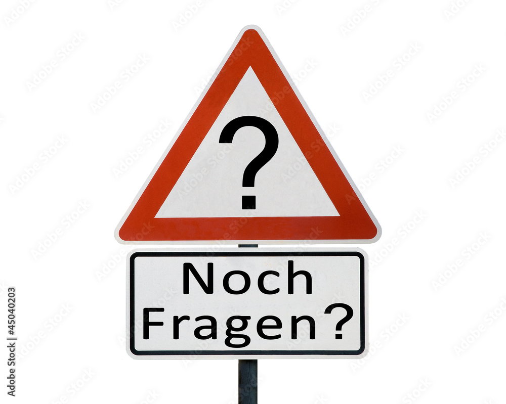 Noch Fragen? #120918-001 Stock-Foto | Adobe Stock
