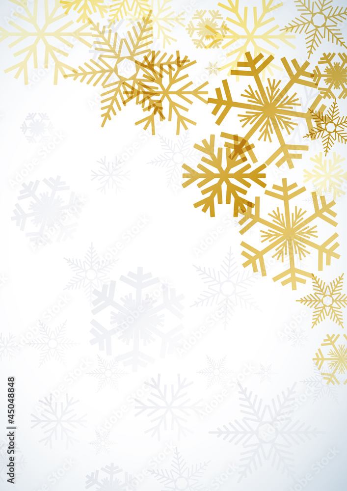 Vector Winter Background Stock Vector | Adobe Stock