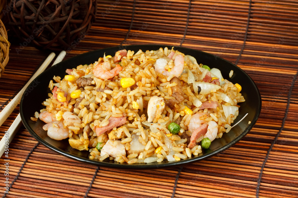 Special fried rice Stock Photo | Adobe Stock