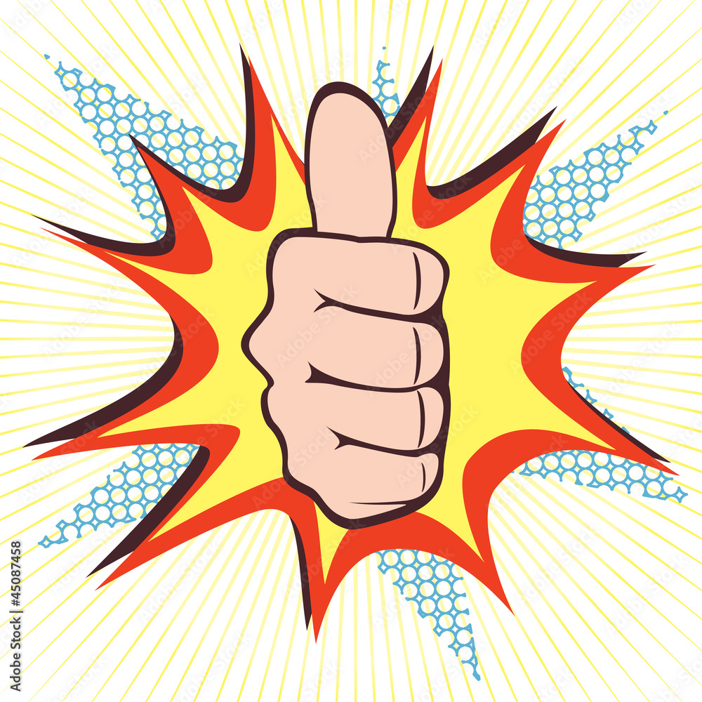 Thump up icon vector เวกเตอร์สต็อก | Adobe Stock