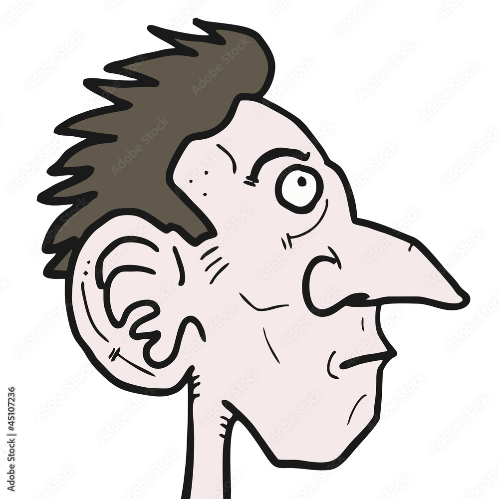 Ugly man draw Stock Vector | Adobe Stock