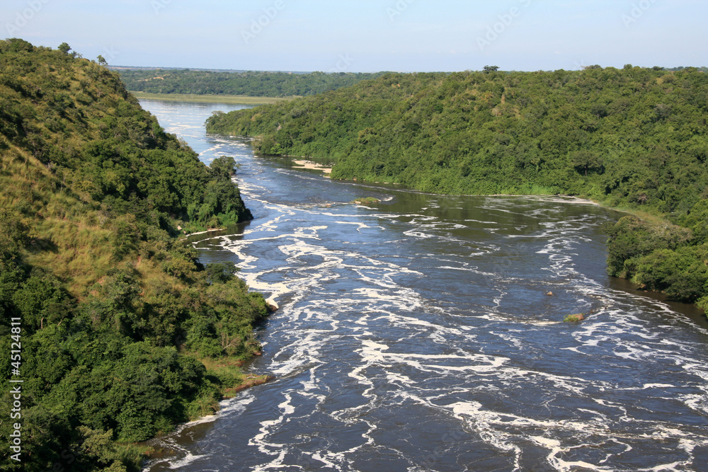 The Nile River, Uganda, Africa foto de Stock | Adobe Stock