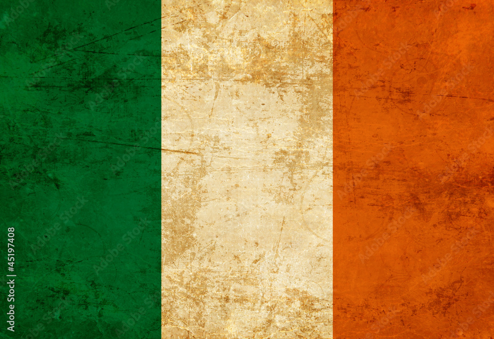 Irish flag Stock Illustration | Adobe Stock