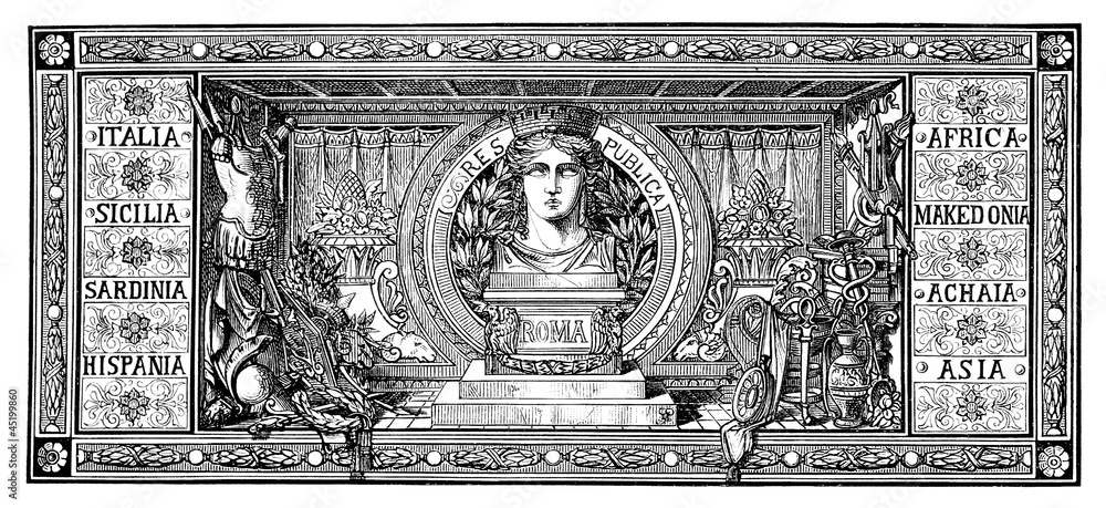 Antiquity - Symbol : Roman Republic Stock Illustration | Adobe Stock