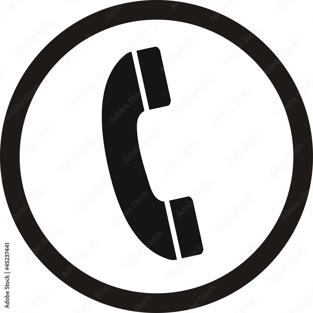 pictogramme téléphone Stock Illustration | Adobe Stock